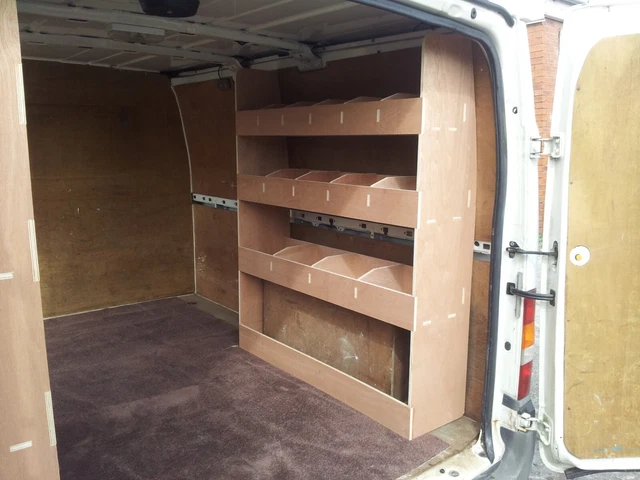 FORD TRANSIT MK6 MK7 SWB Van Racking Plywood Shelving Tool Storage ...