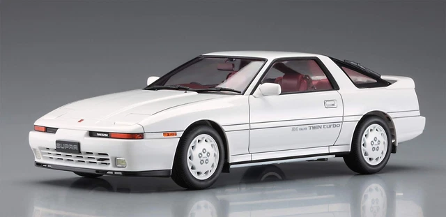 HASEGAWA 1/24 TOYOTA Supra A70 GT Twin Turbo 1989 White Package Model ...