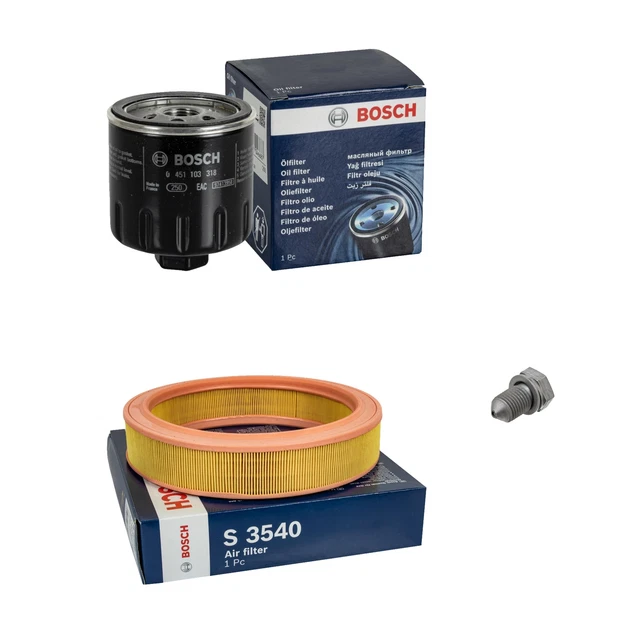 BOSCH INSPECTION SET Filtres pour VW Lupo 6X1 6E1 Polo 6N1 6KV5 Siège ...