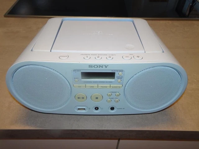 SONY ZS-PS50 BOOMBOX CD radio AM/FM *MP3 * USB * radio EUR 34,50 ...