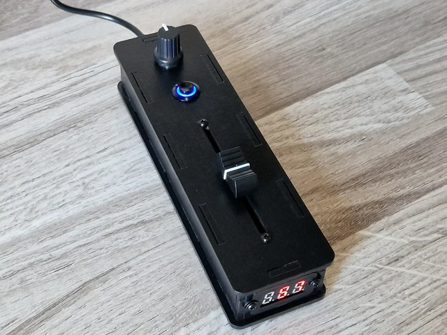 CONTROLLER USB MIDI 1 fader 1 pulsante 1 manopola programmabile cc & pc ...