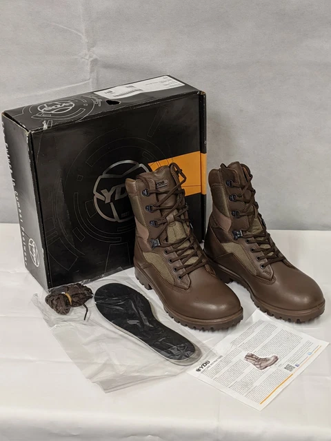 BRITISH ARMY - Military - YDS Brown Kestrel Patrol Combat Boots - New ...