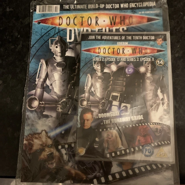 DOCTOR WHO DVD Files Number 14 series 2 episodes 13 & series 3 episode ...