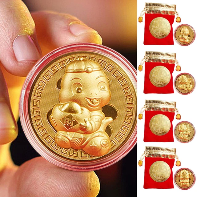 2025 YEAR OF The Snake Coin Good Luck Souvenir Coin Chinese Collectible ...