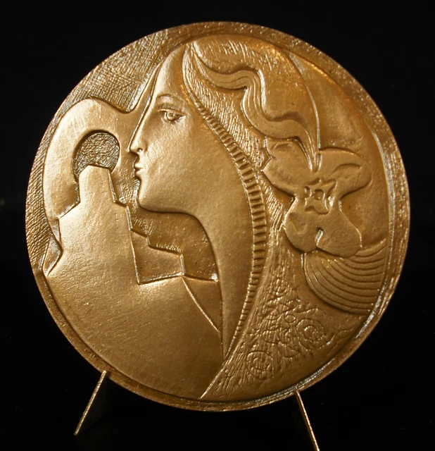 MEDAL MANFREDO BORSI Bastide Saint-Paul-de-Vence Maiden 1967 Lizard ...