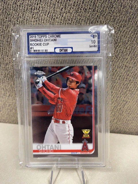 2019 TOPPS CHROME SHOHEI OHTANI ROOKIE CUP GEMME COMME NEUF 10 ANGES #1 ...