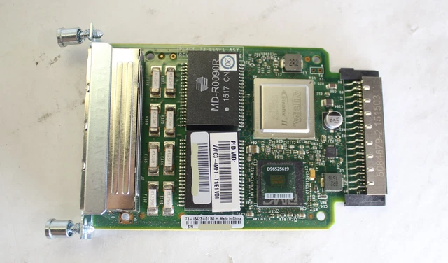 CISCO VWIC3-4MFT-T1/E1 73-13423-01 B0 4-Port T1/e1 WAN Multiflex ...