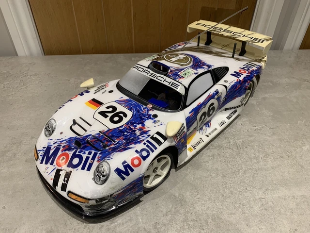 VINTAGE PORSCHE GT1 Tamiya TGX MK 1 + Extra Shell + Accessories 1/8 Scale RC £185.00 - PicClick UK