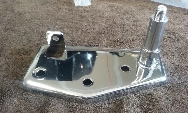 HARLEY SHOVELHEAD VINTAGE Chopper Chrome Rear Brake Pedal For 1970 ...