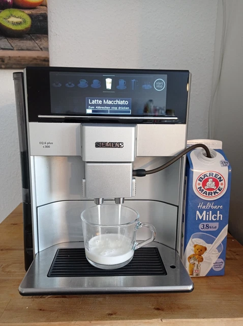 SIEMENS EQ.6 PLUS S300 Kaffeevollautomat - Silber EUR 325,00 - PicClick DE