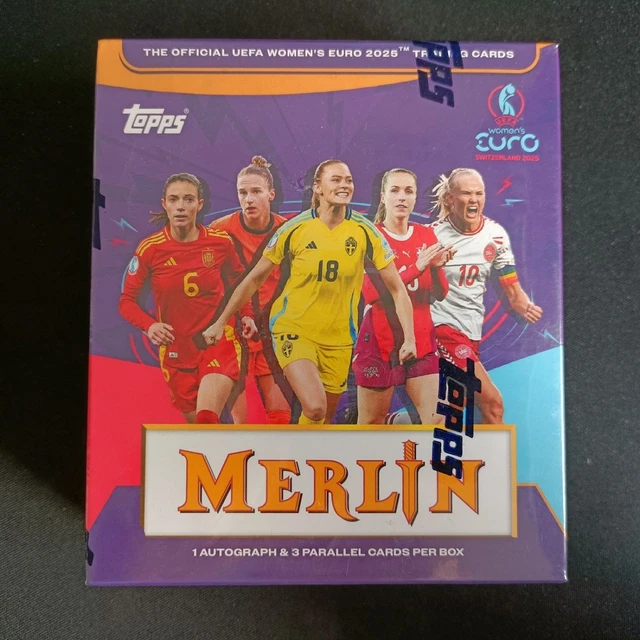 2025 TOPPS MERLIN UEFA Women 's EURO 2025 Curated Set Sealed Box ...