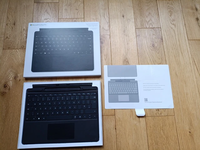 MICROSOFT SIGNATURE KEYBOARD Surface Pro 8 9 X UK Layout Clavier ...