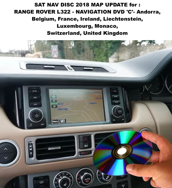 RANGE ROVER NAVIGATION MAP UPDATE - L322 UK Europe 2018 BEST UPDATE £19 ...
