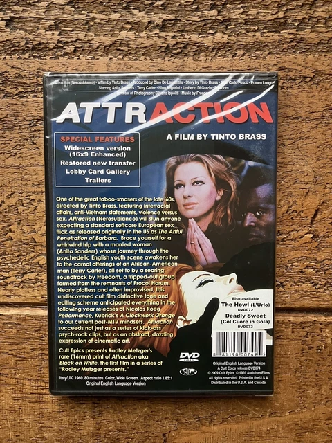 Attraction Dvd Rare Tinto Brass Cult Epics Sealed £2299 Picclick Uk
