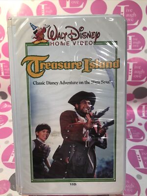 TREASURE ISLAND WALT Disney Home Video VHS Early Clamshell Case VINTAGE ...