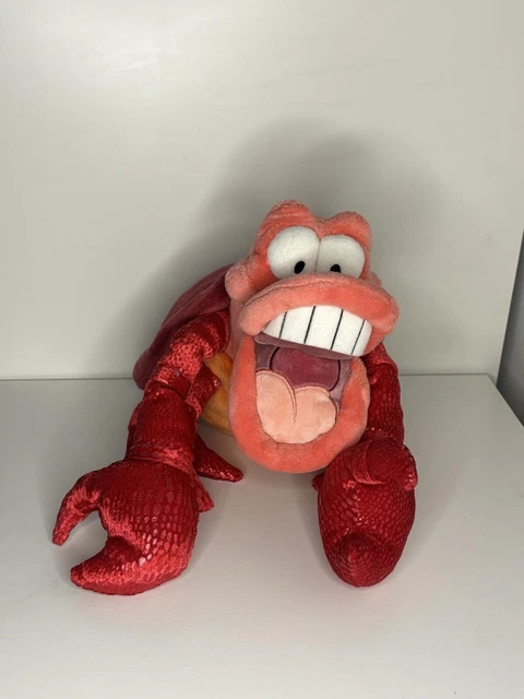 DISNEY STORE SEBASTIAN The Little Mermaid Plush Lobster Red £8.00 ...
