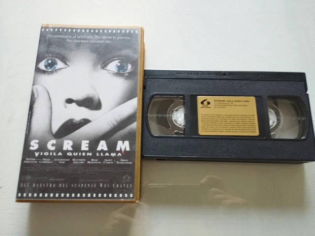 SCREAM ARQUETTE DREW Barrymore Wes Craven - VHS Film Tape Espagnol EUR 33,30 - PicClick FR