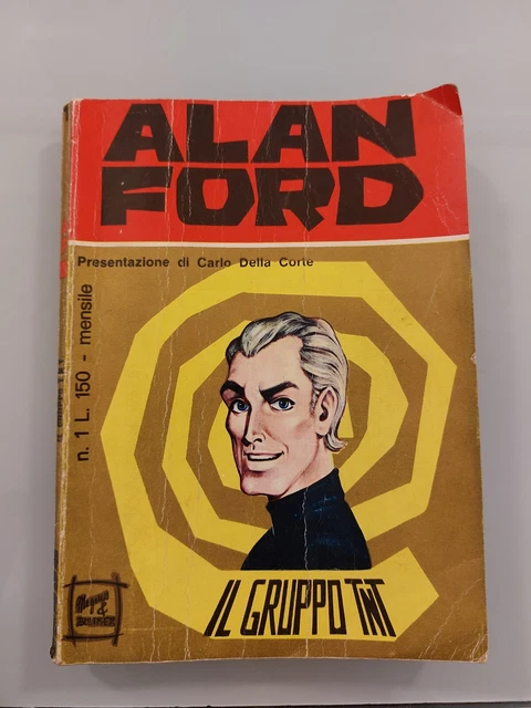 ALAN FORD N. 1 "IL GRUPPO TNT" originale Magnus CORNO 1969 EUR 170,00 ...