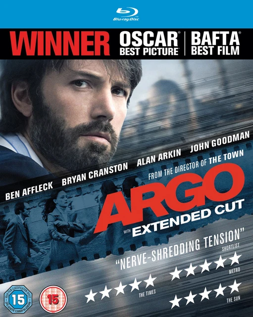 ARGO (2012) (BLU-RAY) Alan Arkin Ben Affleck Bryan Cranston Christopher ...
