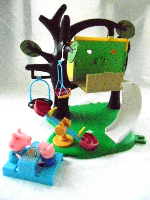 PEPPA PIG AND George Figures With Playground Tree House £12.99 ...