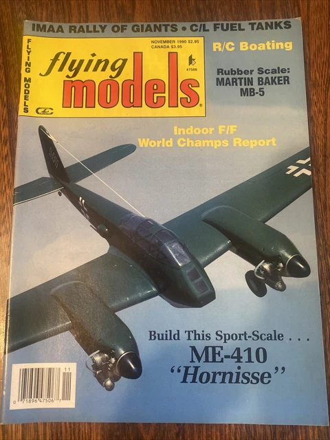 FLYING MODELS MODEL Airplane Magazine Plane Aviation R/C November 1990 £1.79 - PicClick UK