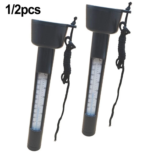 PORTABLE FLOATING POOL Thermometer with String for Indoor and Outdoor ...
