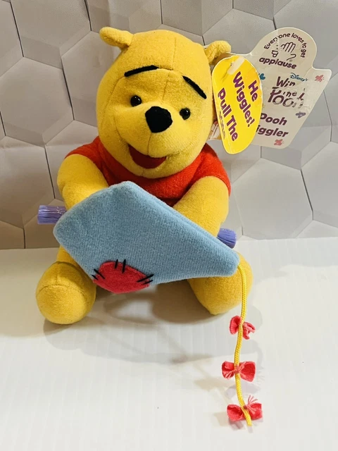 APPLAUSE VTG WINNIE the Pooh Wiggler 5" Pull the Kite He Wiggles! SEE VIDEO HTF $28.82 - PicClick CA