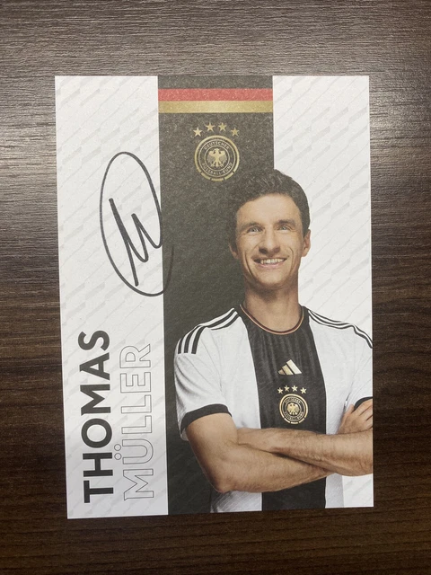 THOMAS MÜLLER AUTOGRAMMKARTE Ak DFB EM 2024 Original signiert LOOK NEU TOP EUR 14,99 - PicClick DE