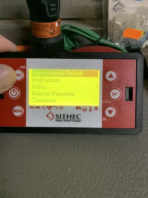 SCHEDA DI CONTROLLO MB250 IDRO 4_8 TASTI + Display Sithec Ideale Caldaia BIOMASS EUR 300,00 ...