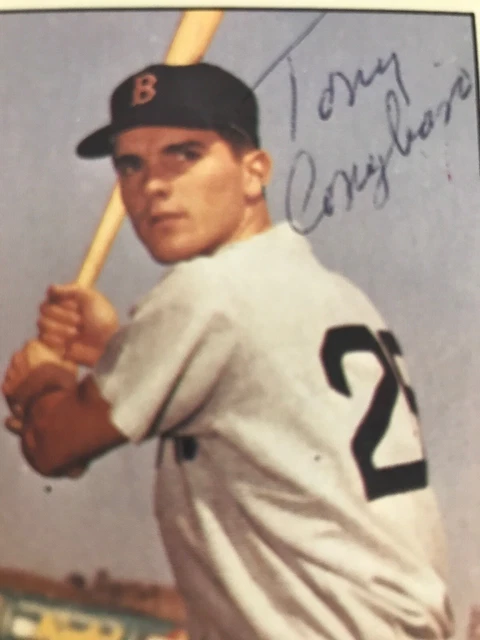 CARTE DÉDICACÉE TONY Conigliaro signée 1978 TCMA Boston Red Sox BAS ...