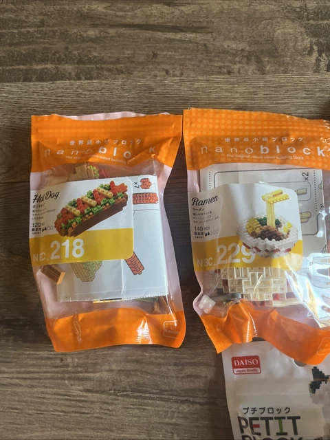 PETIT BLOCK NANO Block Daiso Micro Sized Building Blocks Lot Of 14 ...