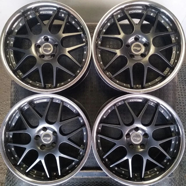 JDM WHEELS PDW 20x8.5J 5x114.3 35 PDW deep rim Set4 WM $2,351.94 - PicClick