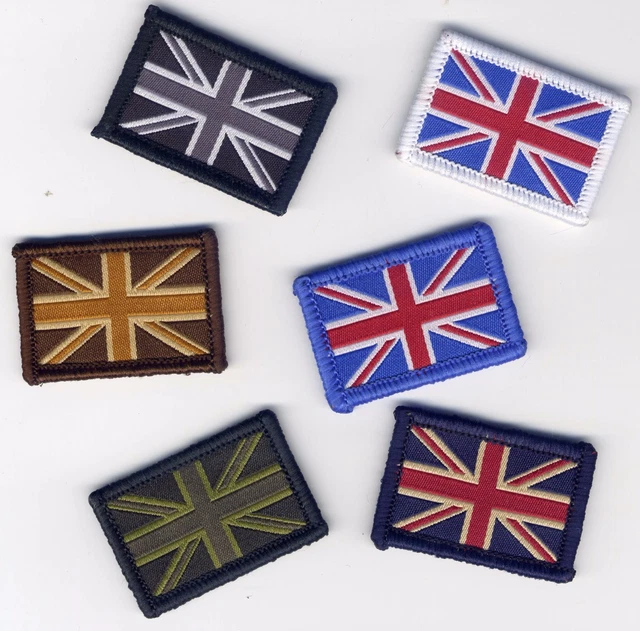 UNION JACK UK Flag Badge Patch Hook Backing 4cm x 2.7cm EUR 3,20 - PicClick FR