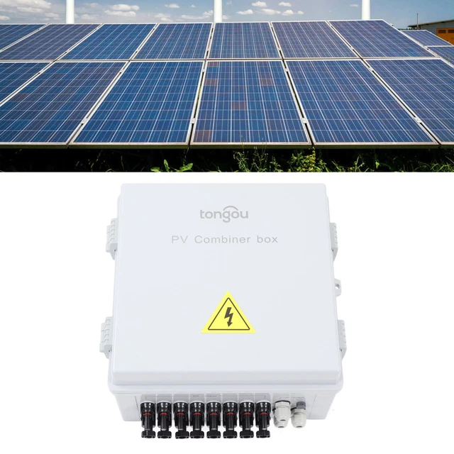 PV COMBINER BOX 8 String Solar DC Circuit Breaker with 10A Rated ...