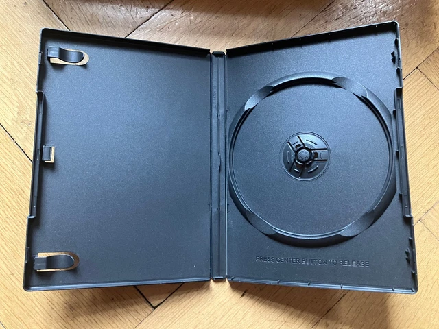 DVD-HÜLLEN 25 STÜCK Leerhüllen CD Hüllen Filme schwarz neuwertig bis ...