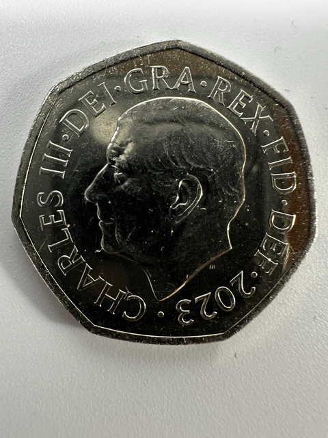 ATLANTIC SALMON 50P - 2023 - No Privy Mark - Genuine (Sealed Bag) £88. ...