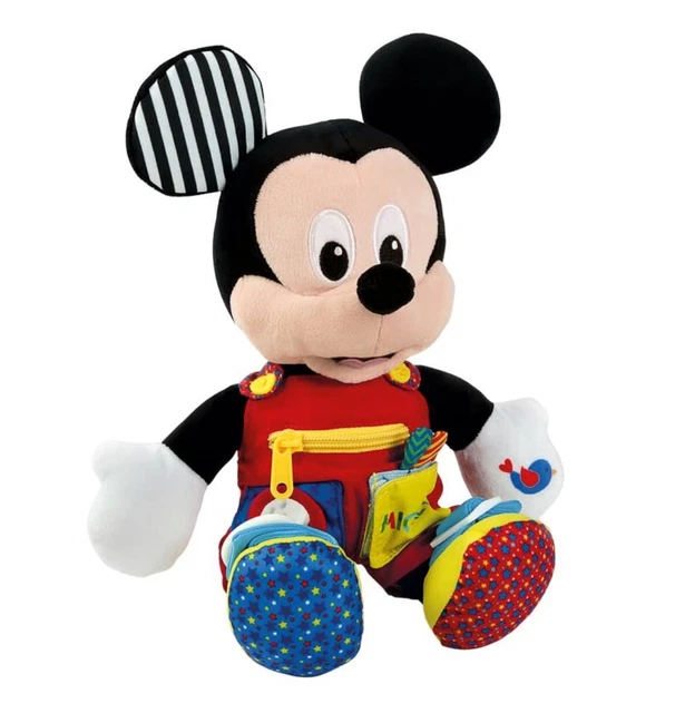 NEW OFFICIAL DISNEY Mickey Mouse Plush With Activities Soft Stuffed ...