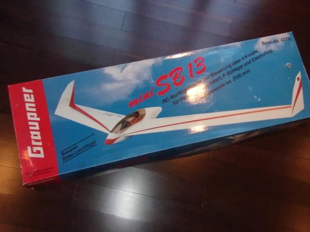 VERY RARE GRAUPNER SB-13 Flying Wing ARF Sailplane/Glider NIB $749.00 ...