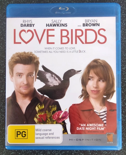 LOVE BIRDS BLU Ray (Region Free) Rhys Darby, Sally Hawkins, Bryan Brown ...