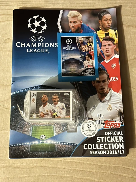 TOPPS UEFA CHAMPIONS League 2016/17 Full Set Of All 312 Stickers ...