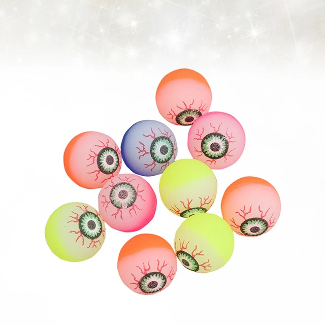 HALLOWEEN FAKE EYEBALL Scary Eye Prop Bouncy Balls Party Favors £9.68 ...