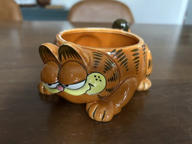 VINTAGE ENESCO GARFIELD Planter Rare! 1986 $85.00 - PicClick CA