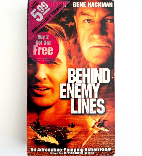 2002 BEHIND ENEMY Lines VHS Military Action Wilson Hackman £17.94 ...