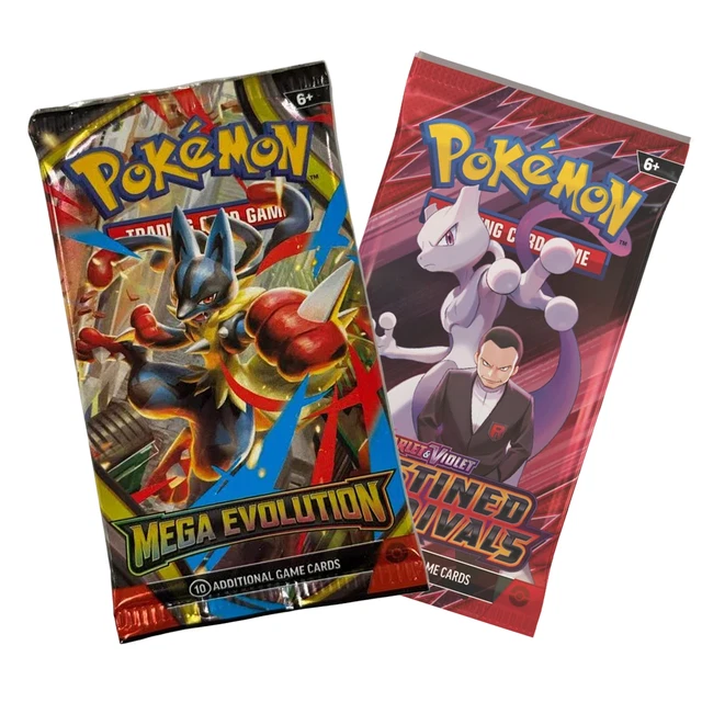 POKÉMON TCG MEGA Evolution Mini Tins - 14 Available - UK In Hand ...