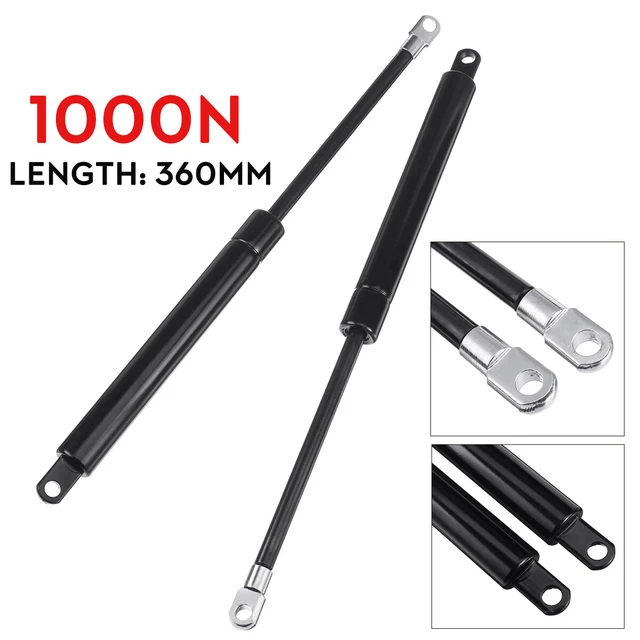 2 X 1000N High Performance Ottoman Bed Replacement Gas Struts (360mm ...