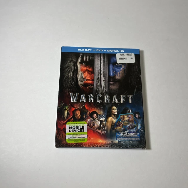 WARCRAFT (BLU-RAY DVD Combo, 2016) With Slipcover $3.74 - PicClick CA