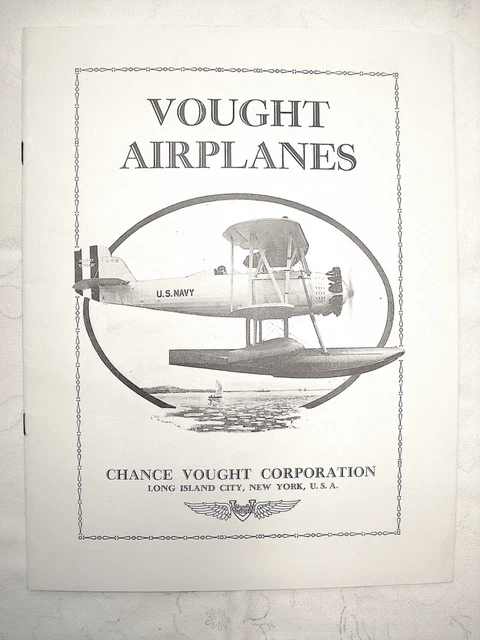 CHANCE VOUGHT O2U Aircraft Catalog, ca 1928 $60.00 - PicClick