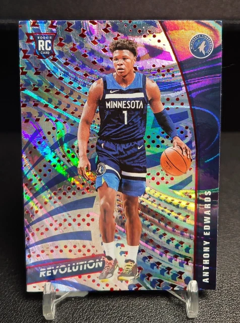 2020-21 PANINI REVOLUTION #125 ANTHONY EDWARDS Red Asia RC MINT - Ready ...
