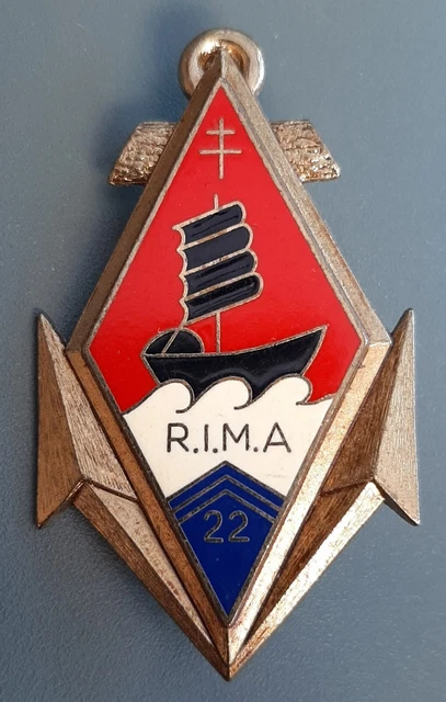 INSIGNE 22° RIMA Régiment d'Infanterie de Marine 1980 TDM ORIGINAL DELSART badge EUR 11,99 ...