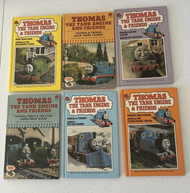 THOMAS THE TANK Engine & Friends Bundle 6 Vintage Small Hardcover Books ...